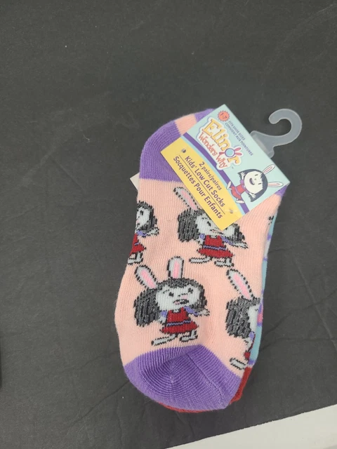 PBS KIDS ELINOR Wonder Why Cartoon Kids Bunny Rabbit Socks Set Of 2 ...