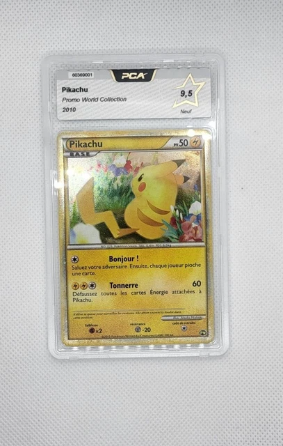 POKEMON CARD PIKACHU PW Pikachu World French Promo 2010 PCA 9,5 EUR 135 ...