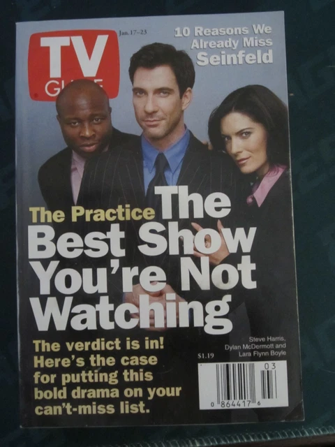 TV GUIDE JANUARY 1998 The Practice McDermott Flynn Boyle New York Metro ...