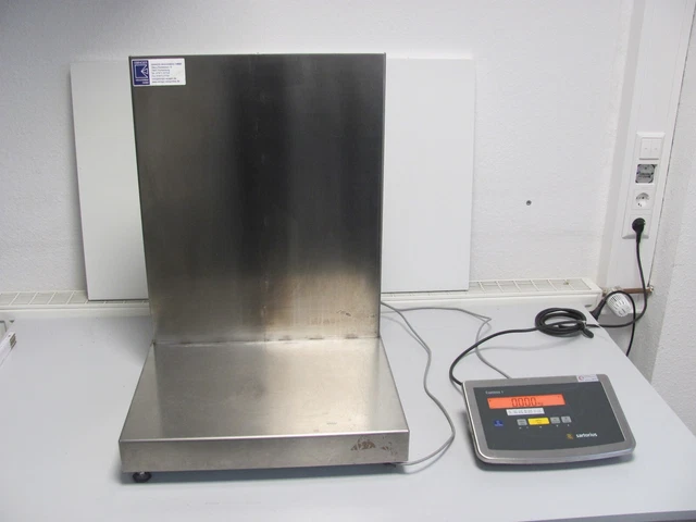 SARTORIUS PLATTFORMWAAGE MIT Rückwand & Bedienterminal Combics 1 CISL1 ...