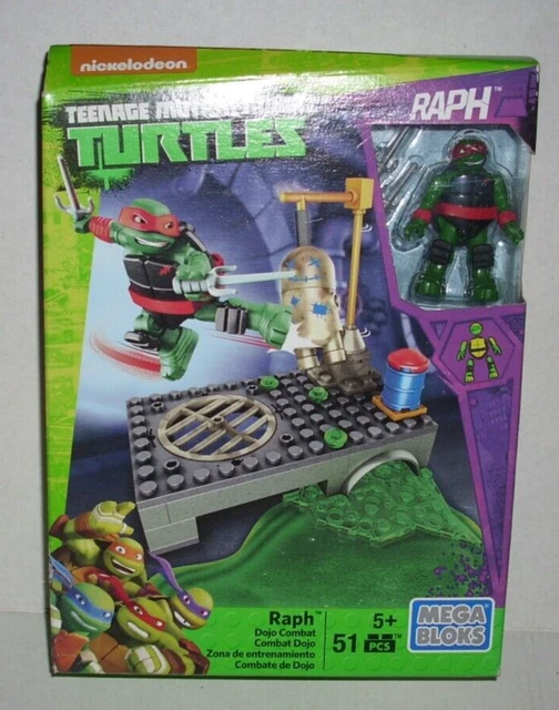 MEGA-BLOKS TEENAGE MUTANT Ninja Turtles RAPH Dojo Combat NEU&OVP EUR 8 ...