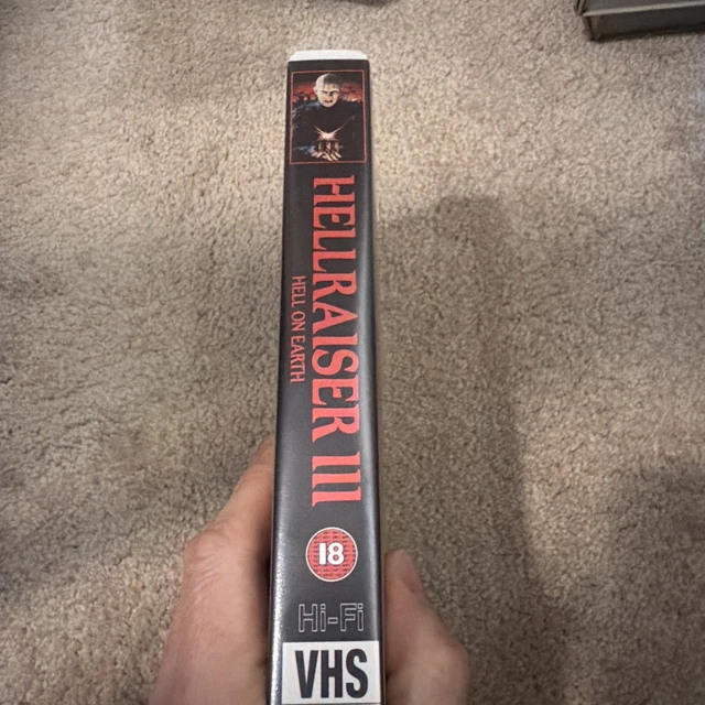 HELLRAISER 3 III VHS - Big Box Ex Rental Horror PAL Very Rare £21.50 ...