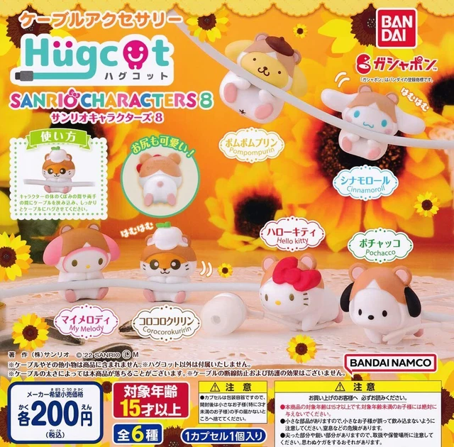 PERSONNAGES HUGCOT SANRIO 8 [Ensemble de 6 types (complet)] Gacha Gacha ...