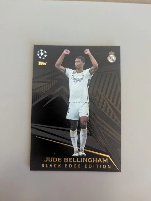 BLACK EDGE JUDE BELLINGHAM Match Attax EXTRA 2023/2024 Champions League ...