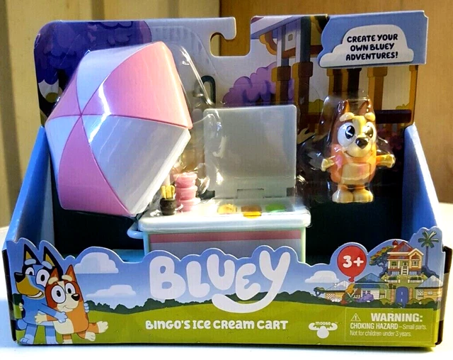 BLUEY BINGO'S ICE Cream Cart Mini Playset Kids Toys NEW £21.30 ...