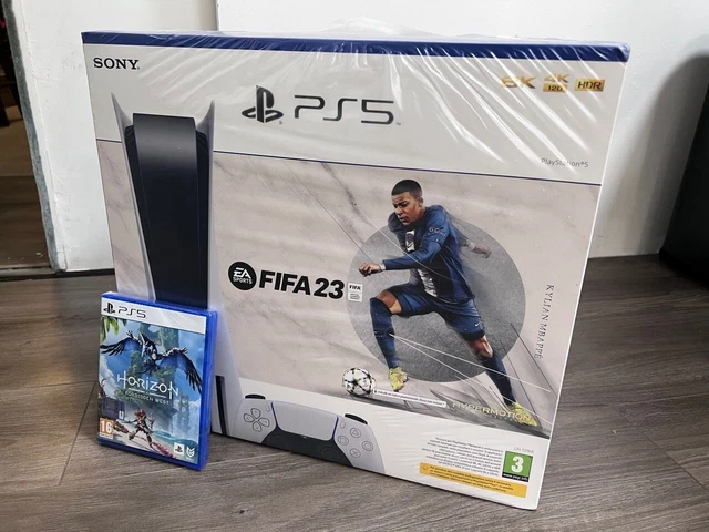 CONSOLE PS5 SONY PLAYSTATION 5 BLU-RAY + FIFA 23 + HORIZON FORBIDDEN ...