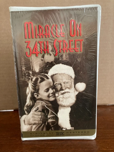 MIRACLE ON 34TH Street VHS - Digitally Remastered - Sealed w Watermark ...