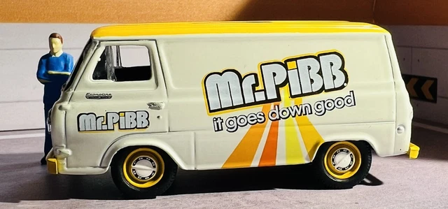 MR PIBB FORD Econoline Delivery Van 1/64 Scale Diecast Model Hot Wheel ...