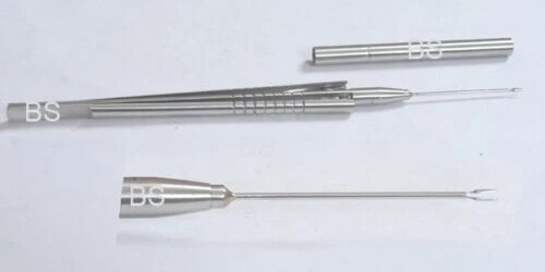 SS VITREOUS 23GAUGE Vitrectomy ILM Forceps Ophthalmic Eye Surgical ...