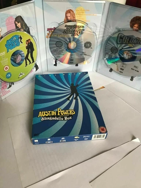 AUSTIN POWERS COLLECTION 1 - 3 Shagadelic Box Complete Season 1 2 3 New ...