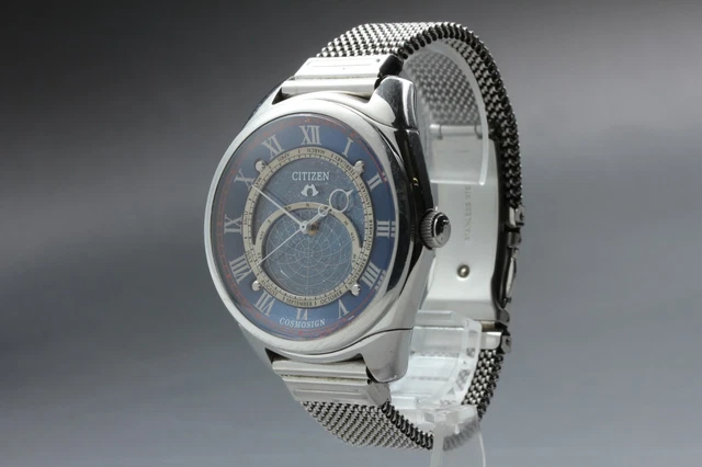 CITIZEN CAMPANOLA 4391-H30881 Cosmo Sign Blue Dial Quartz Men's Watch ...