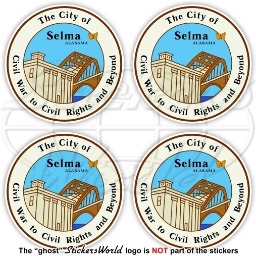 SELMA CITY SEAL, Dallas County Alabama USA 50 mm (2") adesivi ...