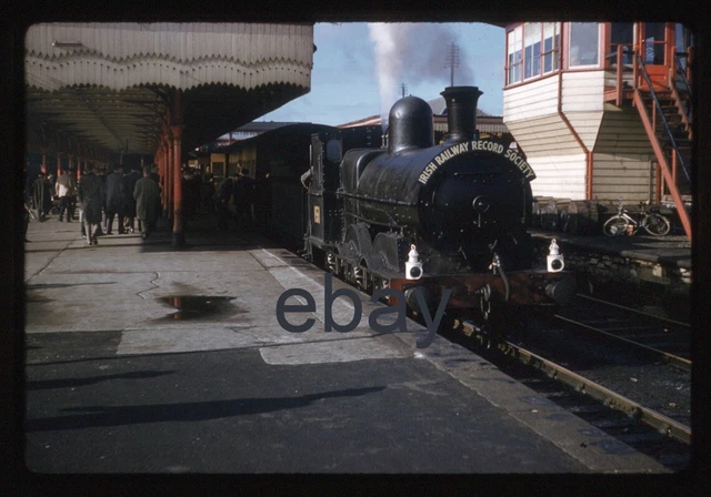 ORIGINAL 35MM SLIDE- Irish Railways - No.151 at Amiens St. w/ IRRS RT ...