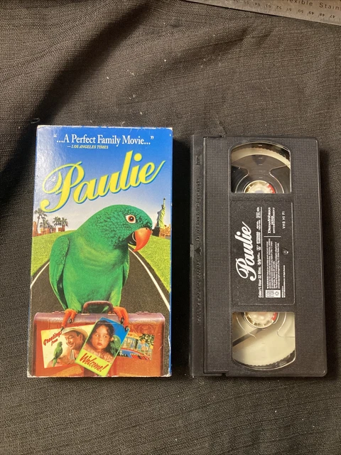 PAULIE VHS A Perfect Family Movie 1998 DreamWorks Tony Shalhoub Cheech ...