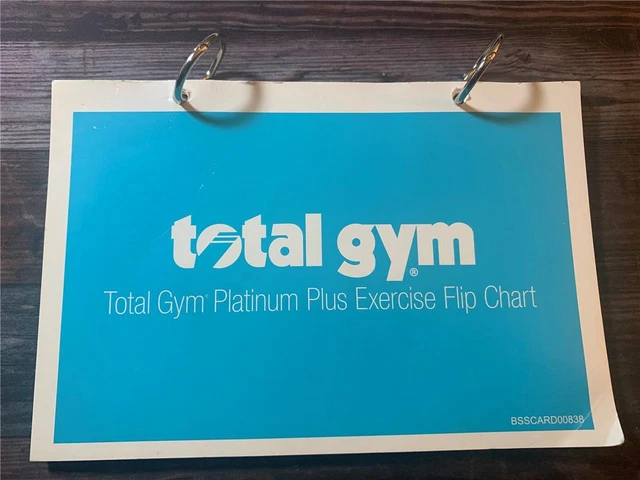 TOTAL GYM FLIP Chart for Platinum Plus £18.98 - PicClick UK