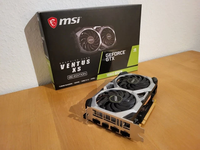 MSI GEFORCE GTX 1660 SUPER Ventus XS OC, 6GB GDDR6, HDMI, 3x DP (V375 ...