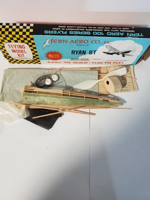 RYAN ST RUBBER powered airplane kit!!!! $50.00 - PicClick CA
