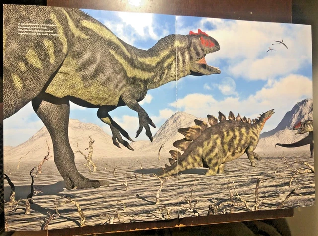 DINOSAUR DRAWING ALLOSAURUS vs Stegosaurus/ Dilophosaurus TRIASSIC ...