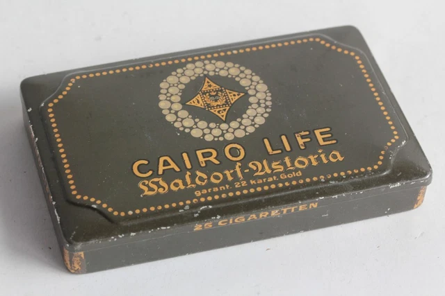 BOÎTE À CIGARETTES tôle Cairo Life Waldorf-Astoria (63081) EUR 39,00 ...