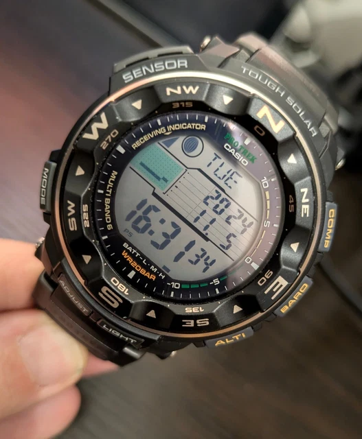 CASIO PROTREK PRW-2500 Triple sensor Watch £129.00 - PicClick UK