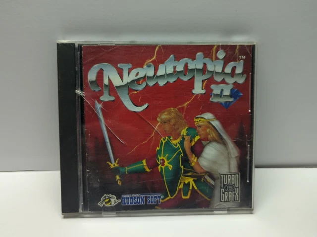 RARE NEUTOPIA II 2 Turbografx-16 Turbo Graphics Game-Case-Manual ...