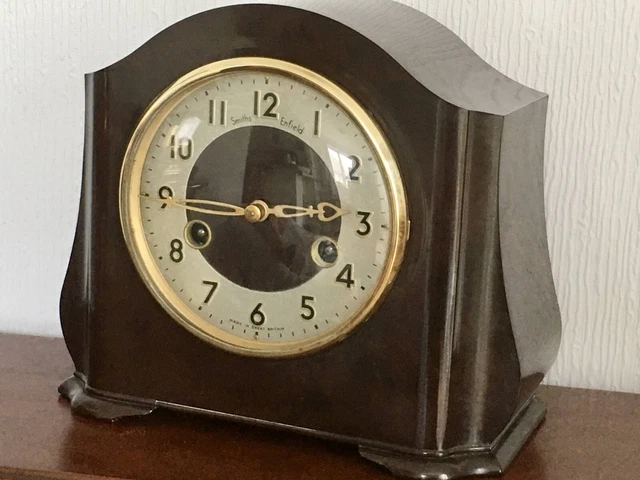 VINTAGE SMITHS ENFIELD Bakelite Chiming Mantel Clock. £45.00 - PicClick UK