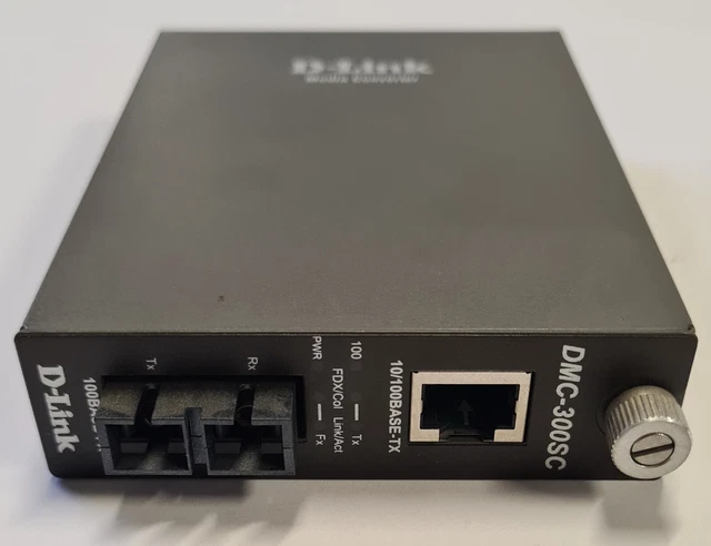 D-LINK DMC-300SC MEDIA Converter Multimode da 10/100 BASE TX A 100 BASE FX RJ45 EUR 29,00 ...