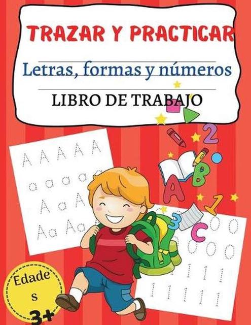 TRAZAR Y PRACTICAR Letras, formas y nmeros LIBRO DE TRABAJO: Incre?ble libro de EUR 16,39 ...