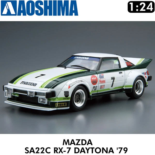 MAZDA SA22C RX-7 Daytona '79 Drehmotor Maßstab 1:24 Modellbausatz ...