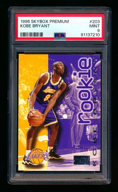 1996-97 SKYBOX PREMIUM #203 Kobe Bryant Rc Los Angeles Lakers Hof Rookie Psa 9 ! EUR 12,41 ...