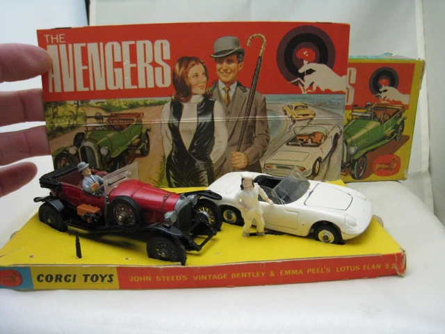 CORGI GIFT SET 40 GS40 THE AVENGERS BENTLEY LOTUS ELAN original set EUR ...