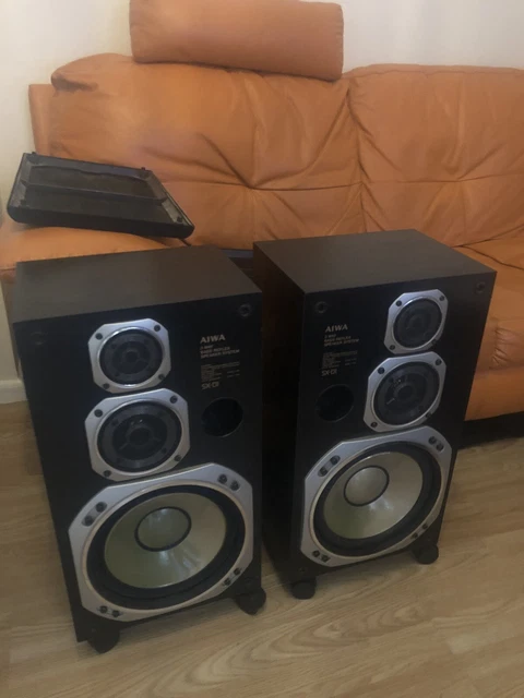 AIWA SX-D1 150W Vintage Speakers Made in JAPAN 3 Way Bass Reflex System £238.84 - PicClick UK