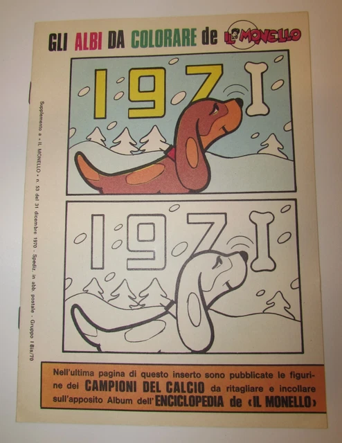 GLI ALBI DA Colorare E Disegnare Il Monello Supplemento Al N° 53 ...