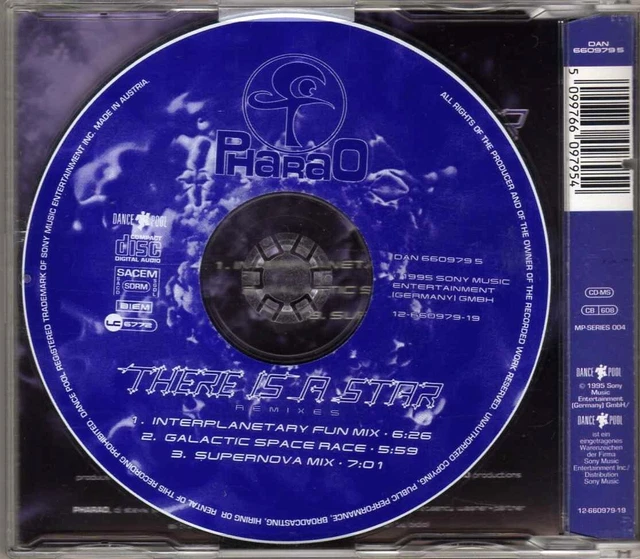 PHARAO - THERE Is A Star (Remixes) - CDM - 1995 - Eurodance 3TR EUR 7 ...