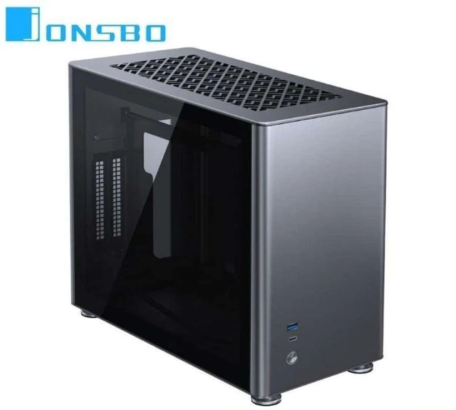 JONSBO A4 ITX SFX Dual Window PC Case £65.00 - PicClick UK
