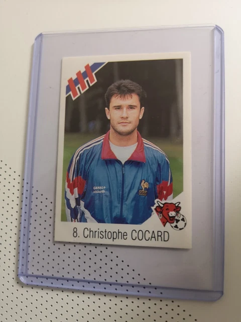 CHRISTOPHE COCARD ÉQUIPE De France Carte Football La Vache Qui Rit 1992 ...