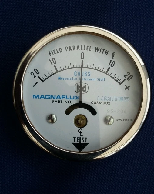 MAGNAFLUX 008M002 MAGNETIC Field Indicator gauss meter magnetometer ...