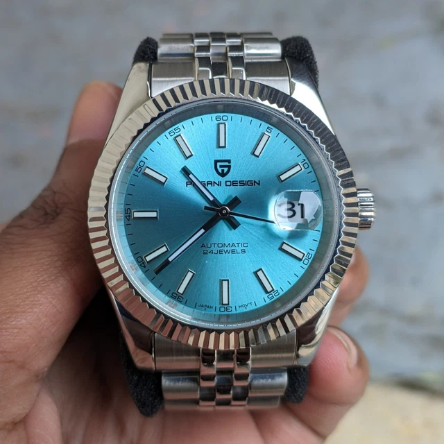 PAGANI DESIGN PD-1645 Seiko NH35 Sapphire Automatic Stainless Steel Wristwatch £68.31 - PicClick UK