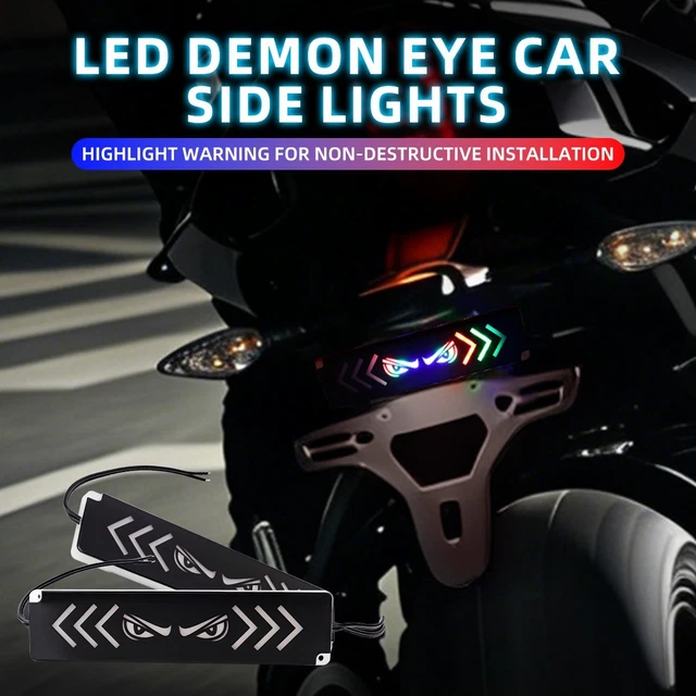 STROBE LIGHT DEVIL For Demon Eye with Indicator for Car and Motorcycle Use £6.58 - PicClick UK
