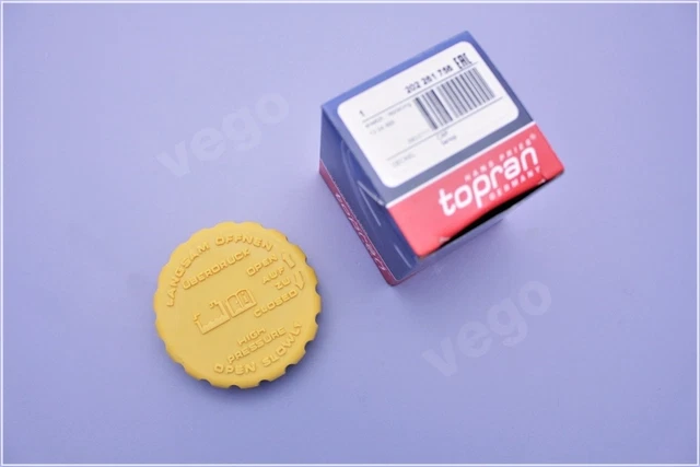 SEALING CAP RADIATOR Cap Coolant Reservoir Lid Ford Opel Model Topran ...