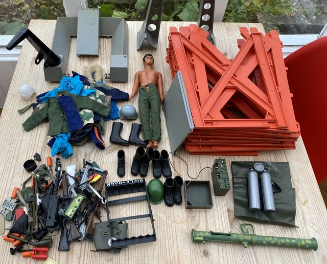 VINTAGE 1970’S ACTION Man Job Lot Bundle Spares Or Repairs Inc Training ...