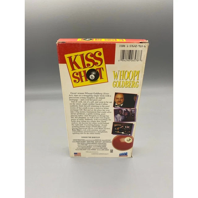 KISS SHOT VHS Whoopi Goldberg VTG 1992 £3.63 - PicClick UK
