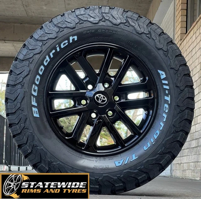 SET OF 4 TOYOTA HILUX 17 INCH WHEELS WITH BF GOODRIDGE TYRES $3,000.00 ...