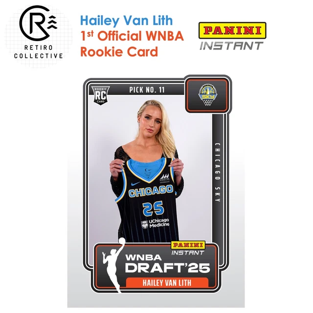 HAILEY VAN LITH HVL 2025 Panini Instant WNBA Draft Chicago #10 Rookie ...