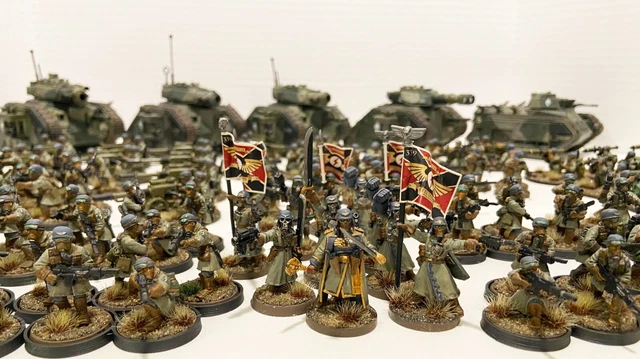 WARHAMMER 40K STEEL Legion of Armageddon armée complète, entièrement ...