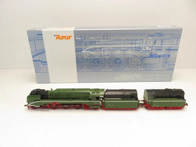 (WOR04) ROCO 63198 Dampflok BR 02 0201-0 DR, digital Sound, DC, H0, OVP EUR 431,99 - PicClick DE