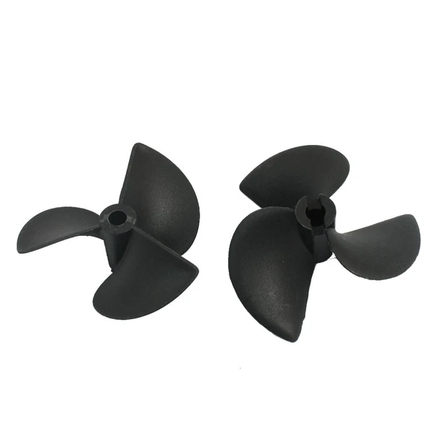 SHIP MODLE PLASTIC 3-Vane CW CCW Rotating Propeller Prop 52mm P/D 1.4 ...