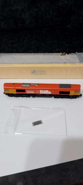 GRAHAM FARISH N Gauge Class 66 'BIFFA' GB Railfreight £75.00 - PicClick UK