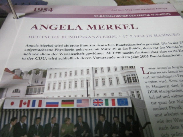 GESCHICHTE EUROPAS AB 1945 Schlüsselfiguren Angela Merkel EUR 4,19 ...