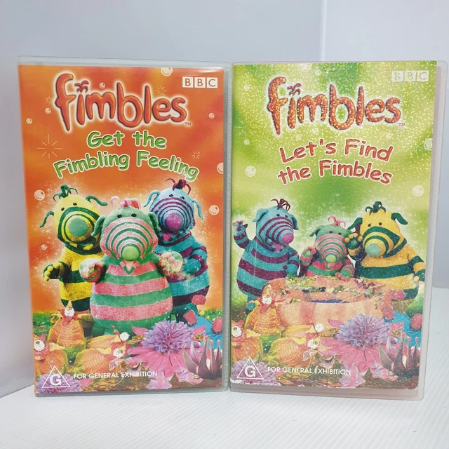 FIMBLES VHS BUNDLE LET'S FIND THE FIMBLES Get The Fimbling Feeling BBC ...